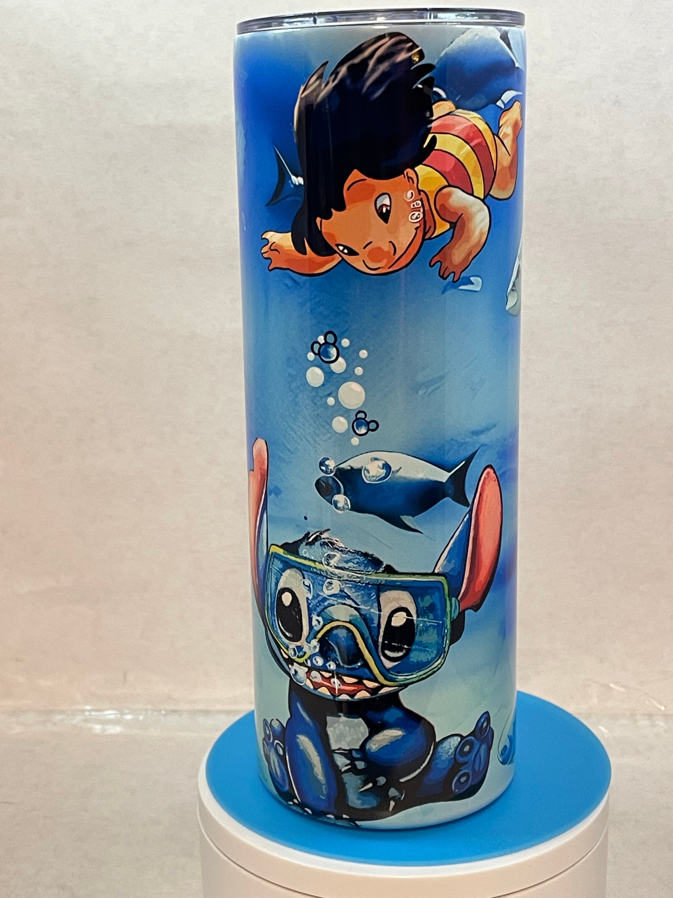 Lilo and Stitch Stitch and Lilo Underwater 20 Ounce Straight - Etsy