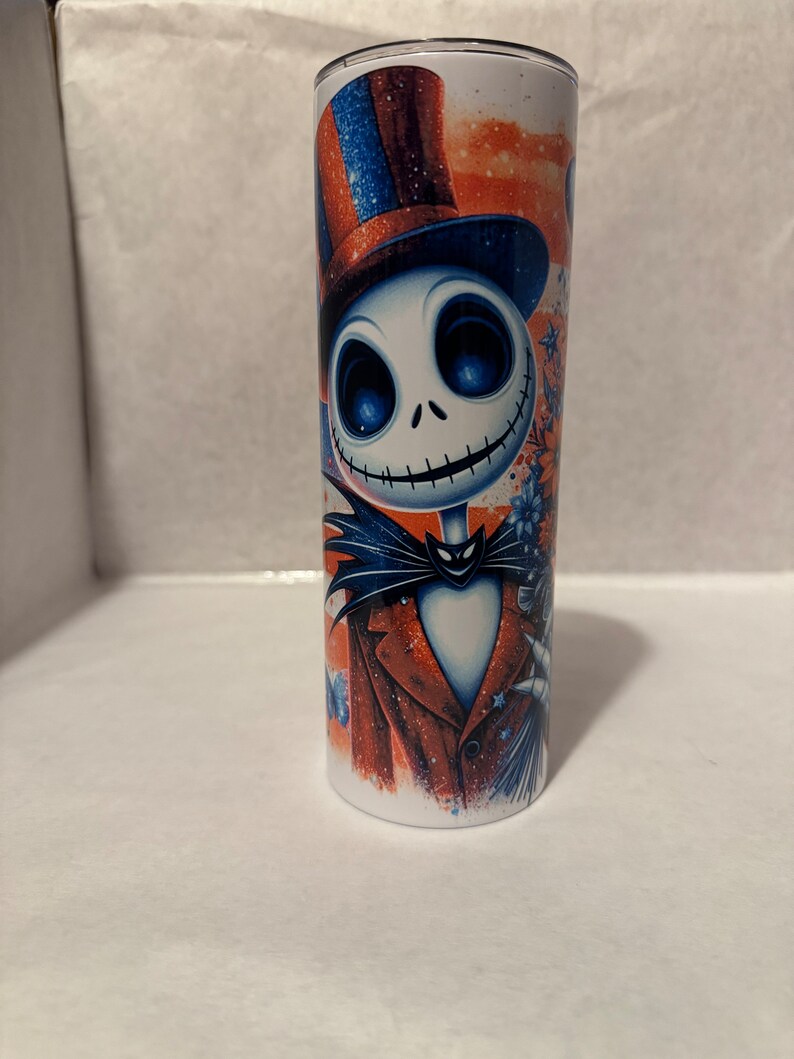 4th of July Jack Skellington Tumbler Patriotic Nightmare Before ...