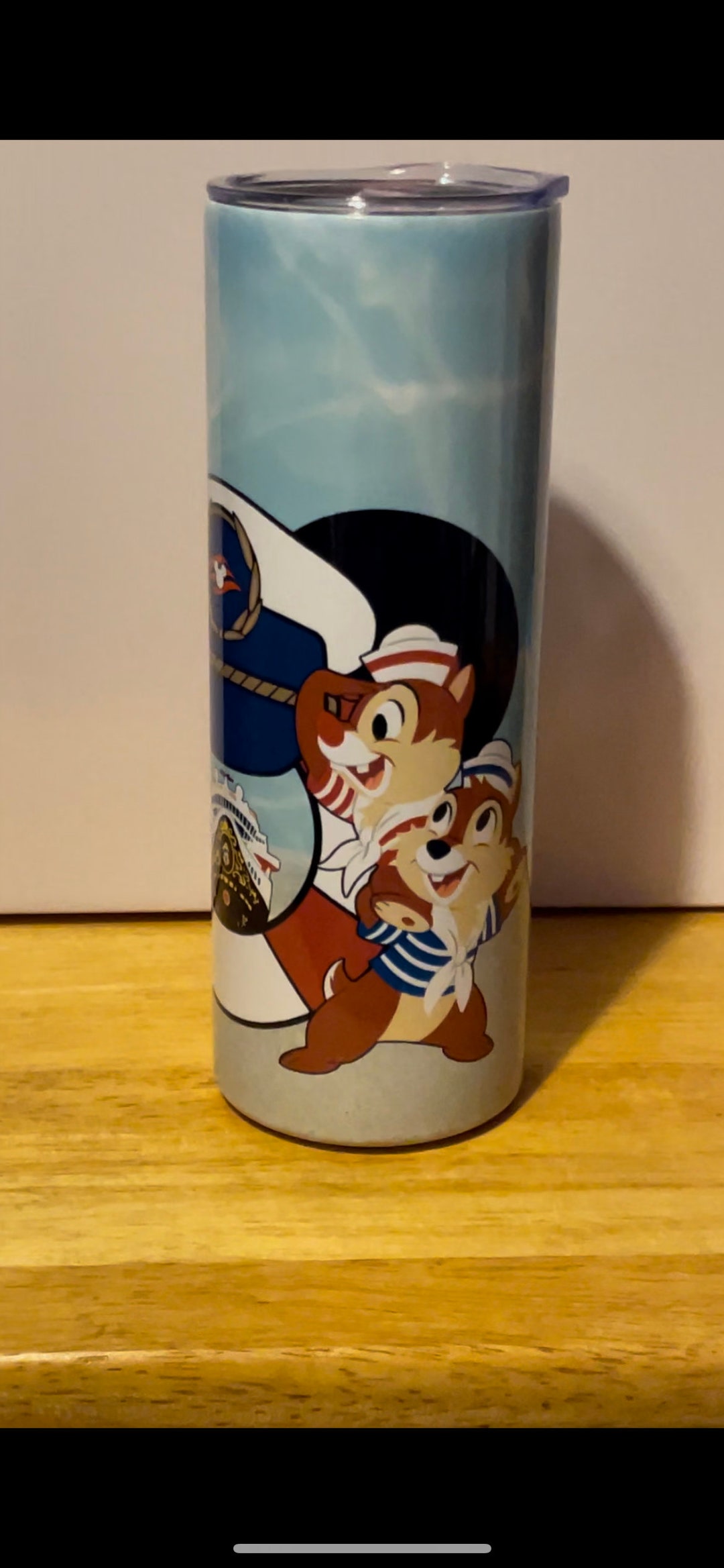 Disney Cruise Line Tumbler Chip and Dale Donald Duck Life Ring 20-ounce ...