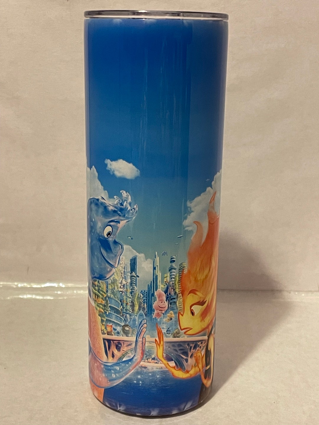 Disney Pixar Elemental Tumbler. Ember and Wade Tumbler. 20 Ounce ...