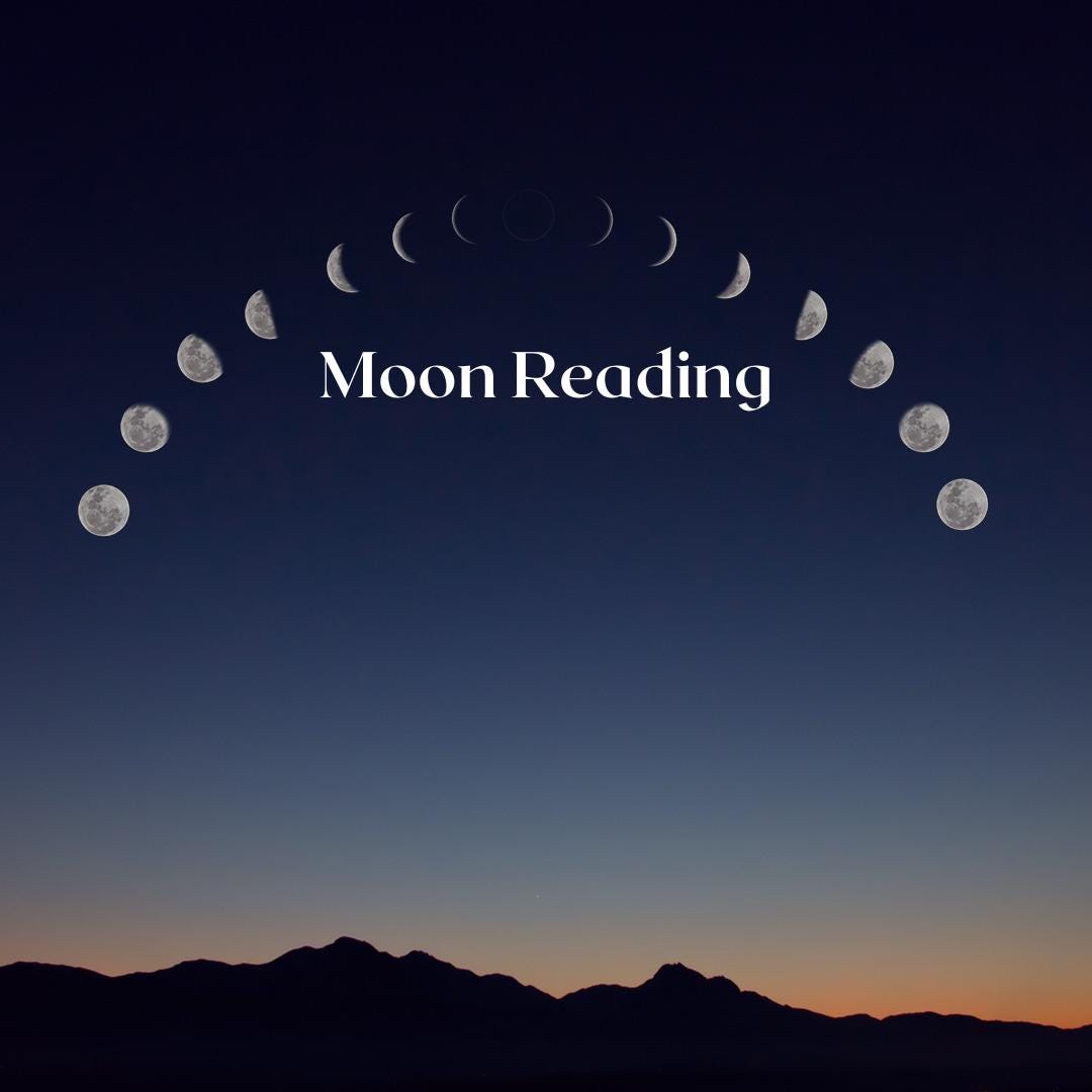 New Moon & Full Moon Readings - Etsy