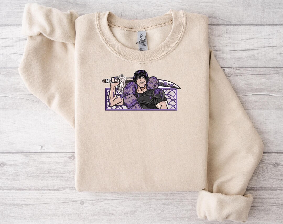 Toji JJK Embroidered Sweater, Toji Fushiguro Gift Sweater, to the One ...
