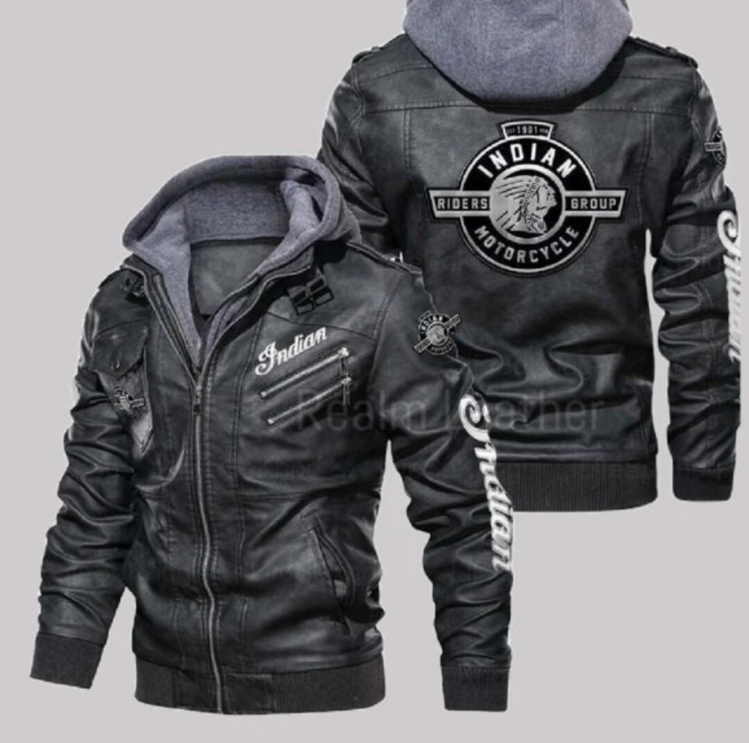 Indian Motorcycle Jacket Vintage Racing Jacket Leather - Etsy