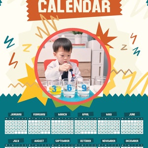 2024 Children's PDF Calendar, Kids Calendar, Customize Calendar ...