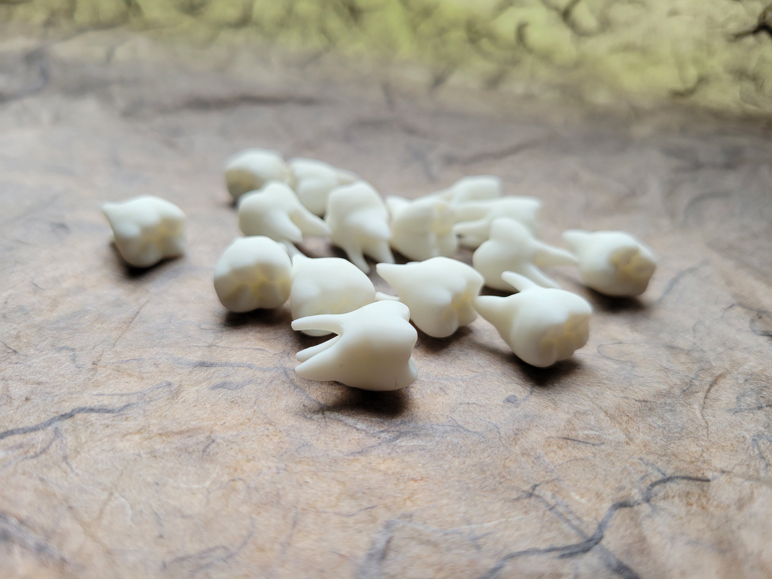 14 Human Teeth! Faux Teeth White Resin Teeth, Jewelry Supplies, Curio ...