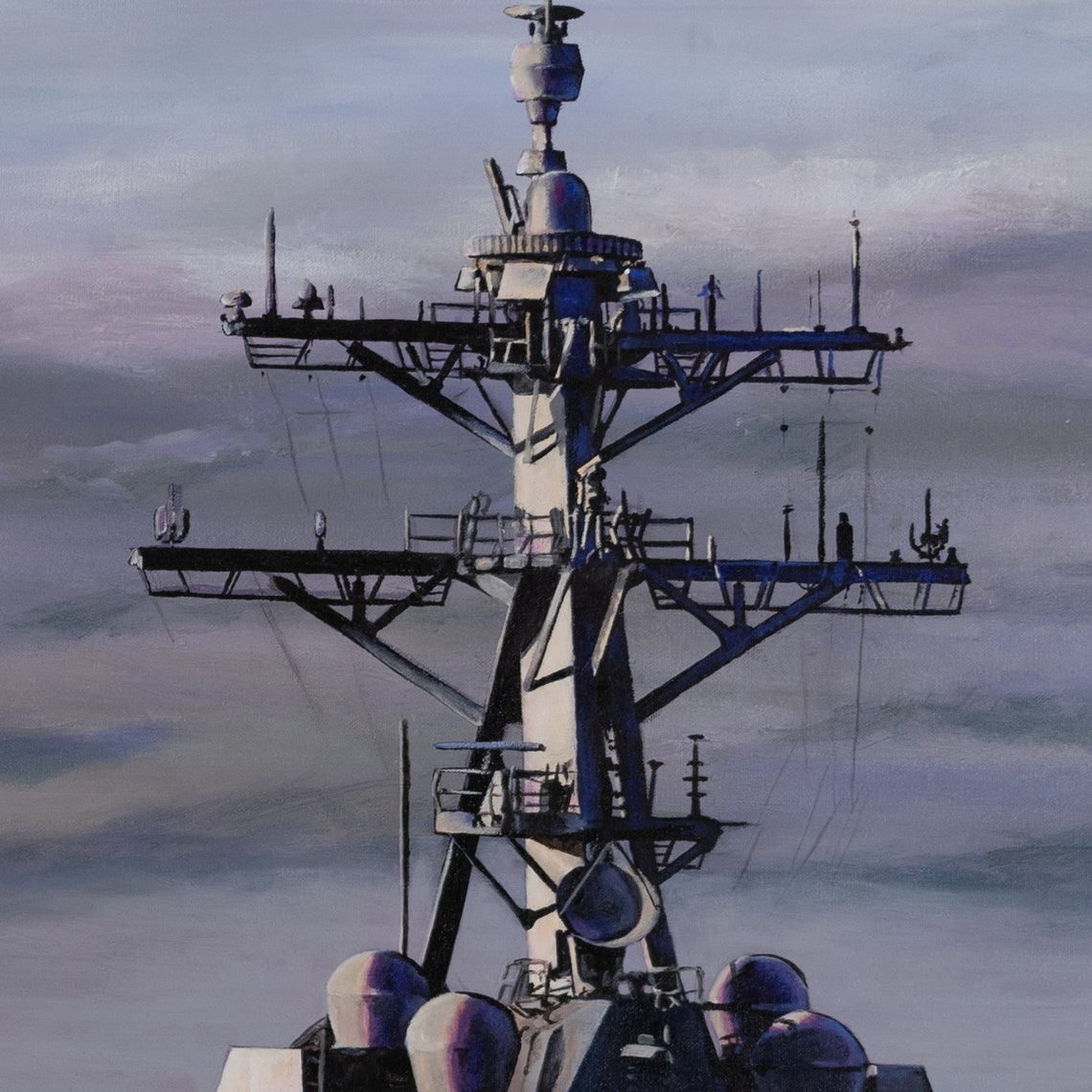 USS Bulkeley (DDG-84) - Giclee Print From Original Painting by Laurie ...