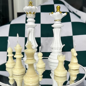 Chess Candles - Etsy