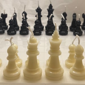 Chess Candles - Etsy
