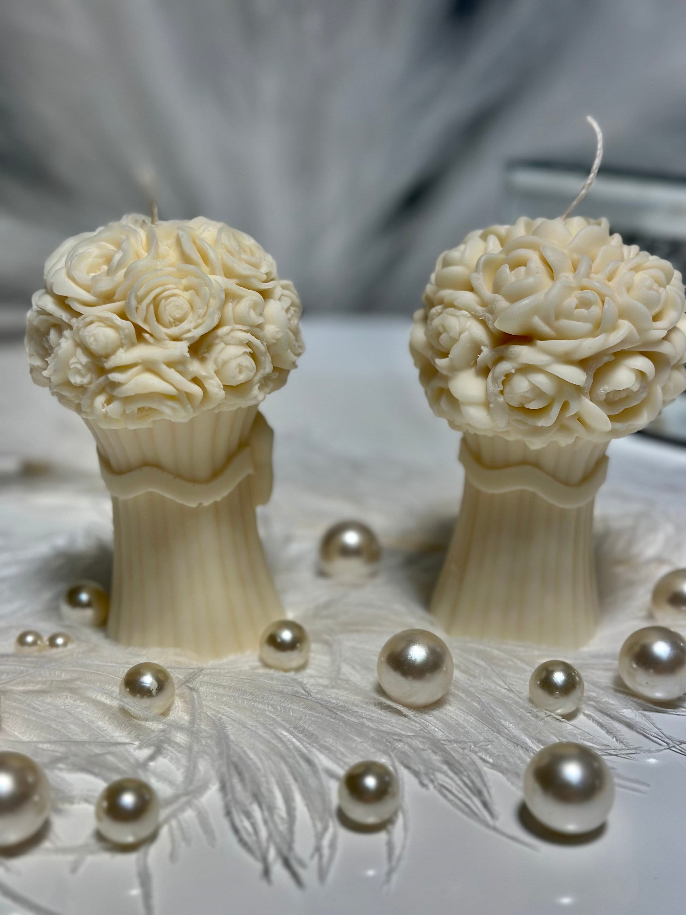 Flower Bouquet Candles - Etsy