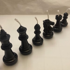 Chess Candles - Etsy