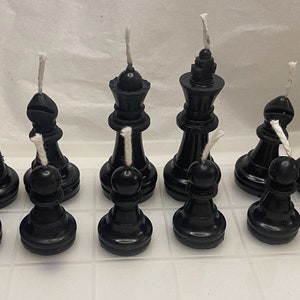 Chess Candles - Etsy