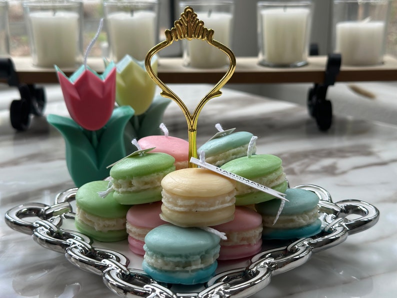 Macaron Candles (12 Pcs) - Etsy