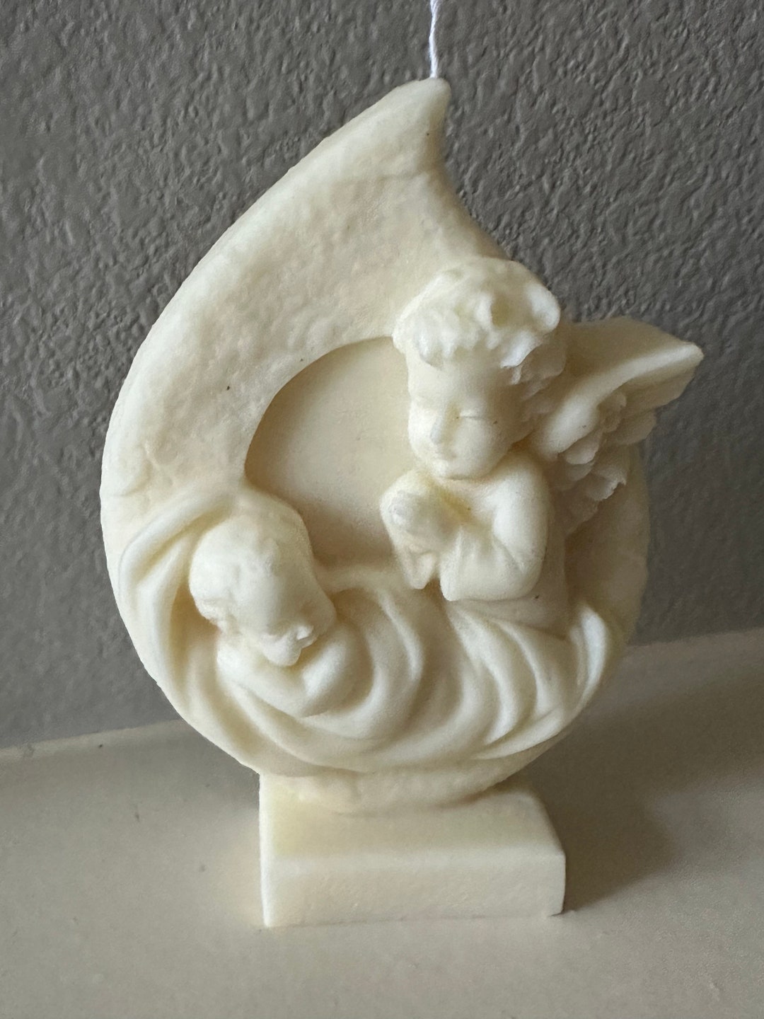 Praying Angel for Baby Candle - Etsy