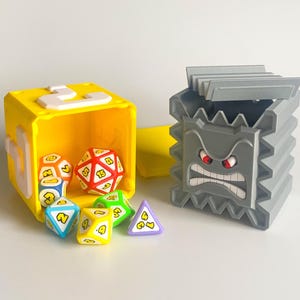 Dnd Dice Set Mario Themed - Polyhedral Dice for RPG - D4 D6 D8 D10 D ...