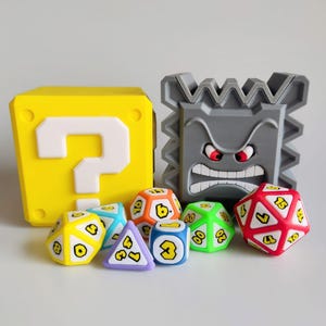 Mario Themed Dice Set - Etsy