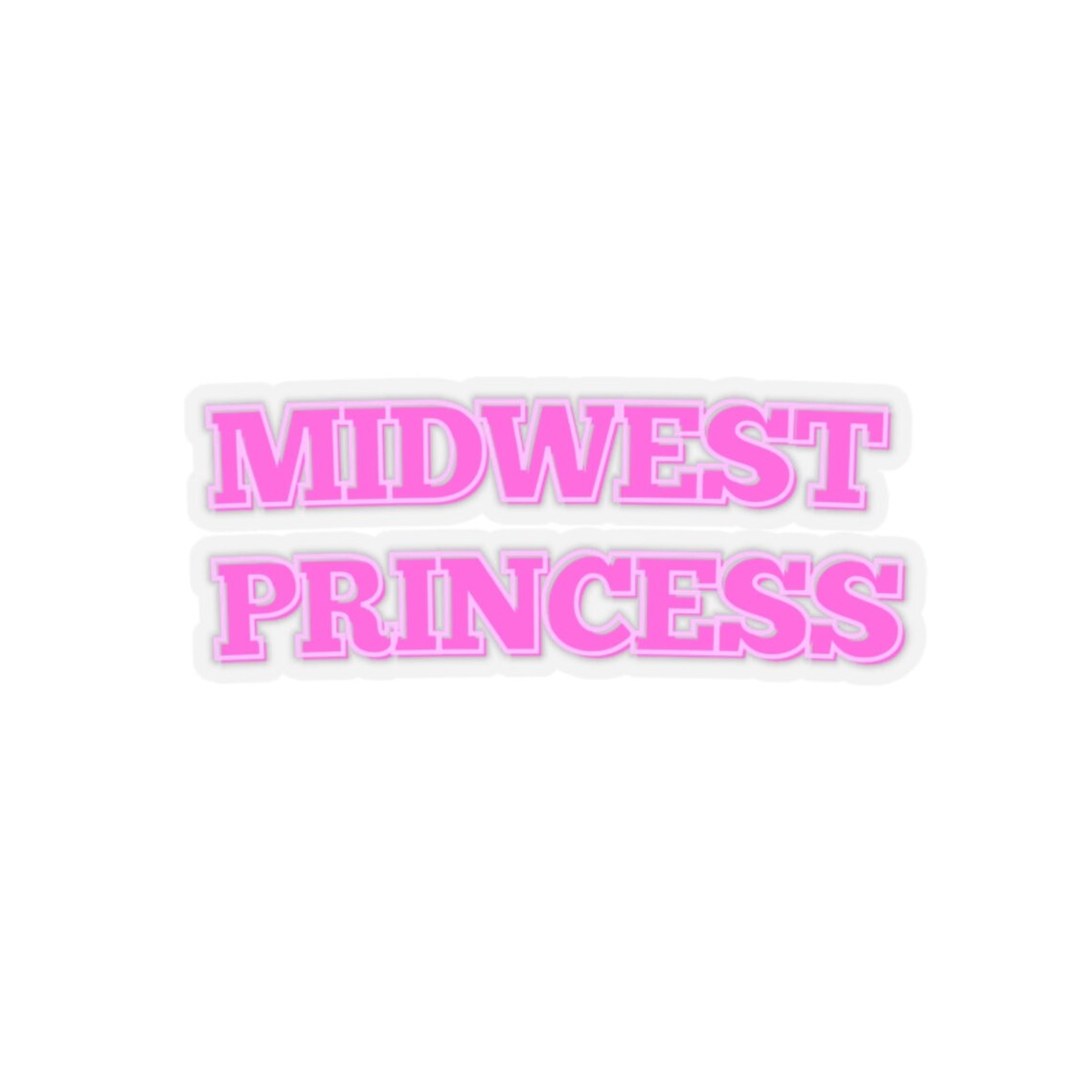 Chappell Roan Midwest Princess Sticker | Vinyl Decal | Glossy Finish ...