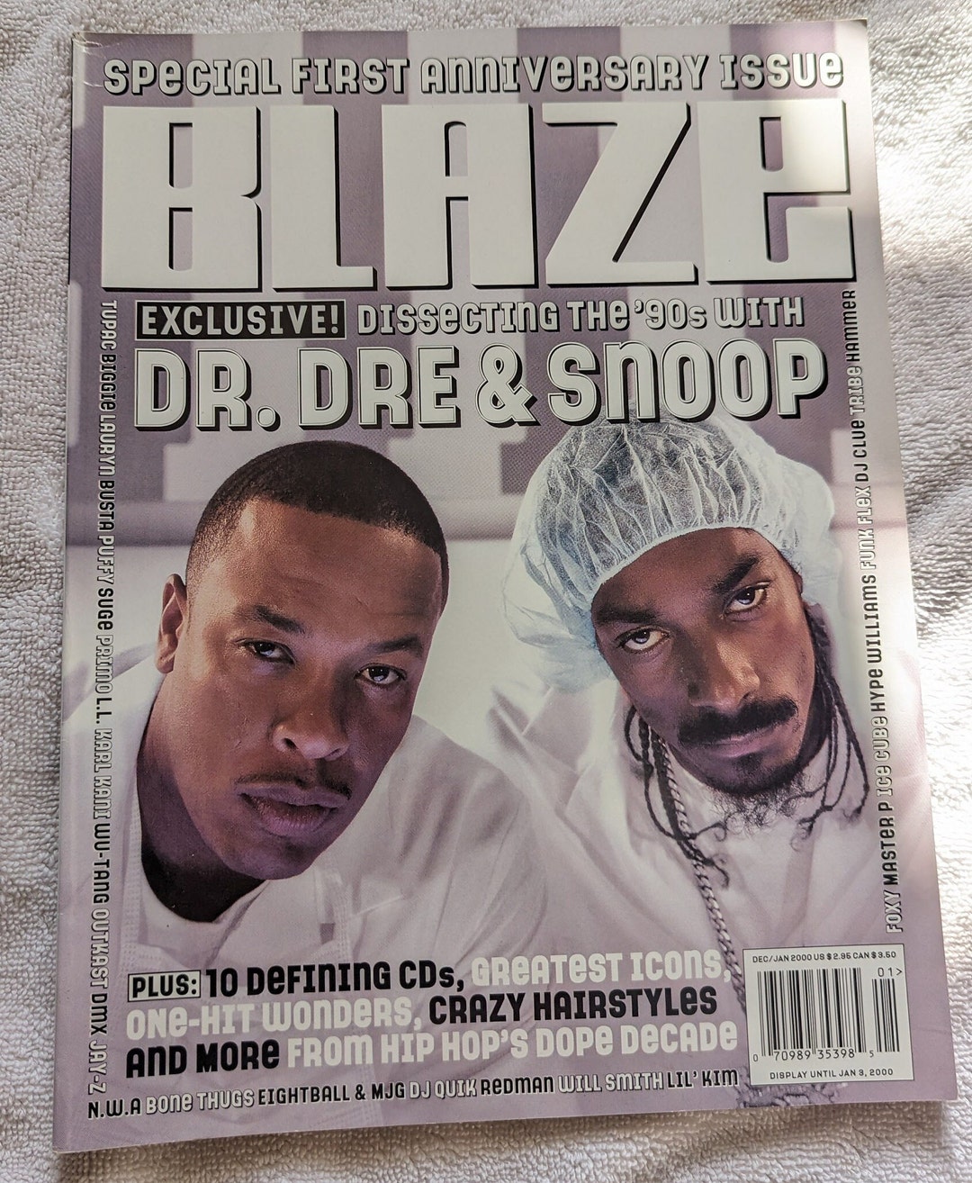 Dec/jan 2000 - Blaze Magazine - Dr. Dre and Snoop - Etsy