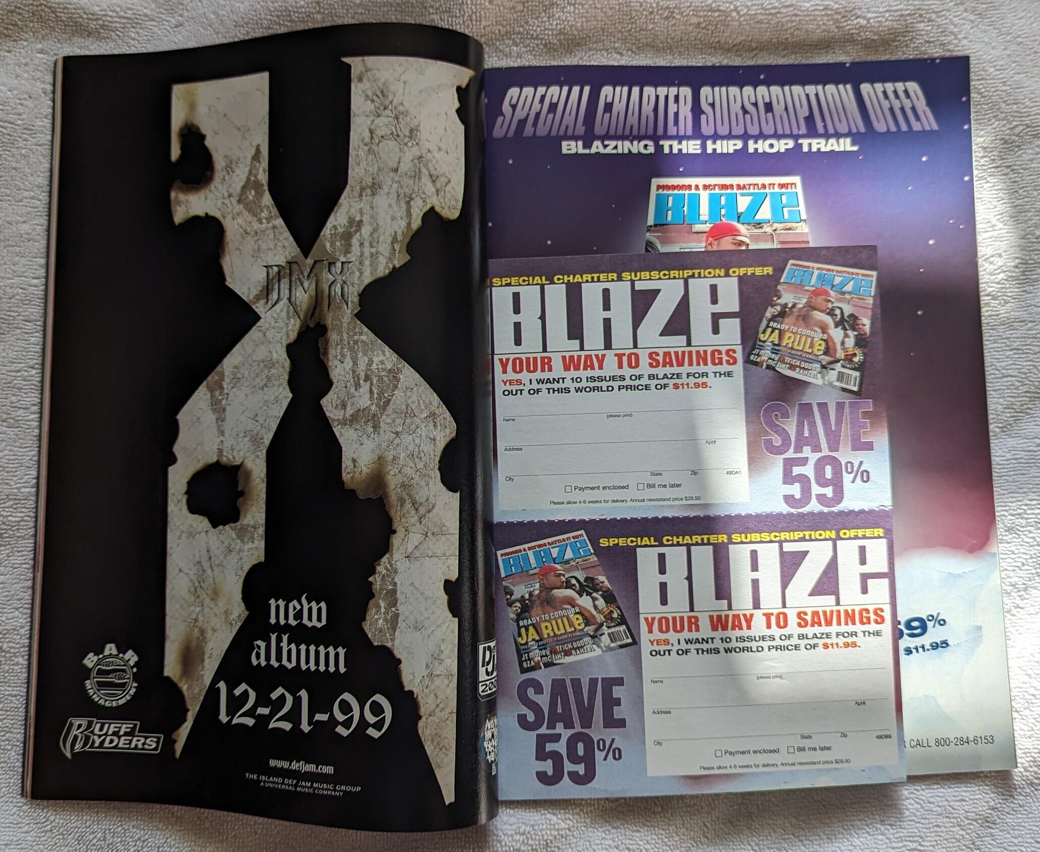 Dec/jan 2000 - Blaze Magazine - Dr. Dre and Snoop - Etsy