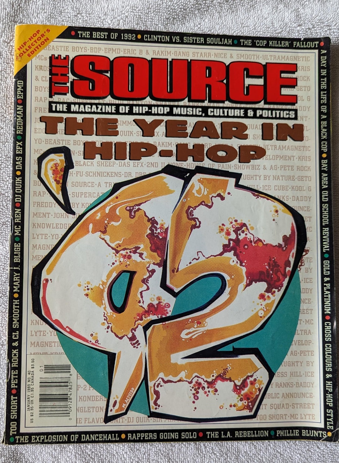 1992 the Source the Year in Hip Hop - Etsy
