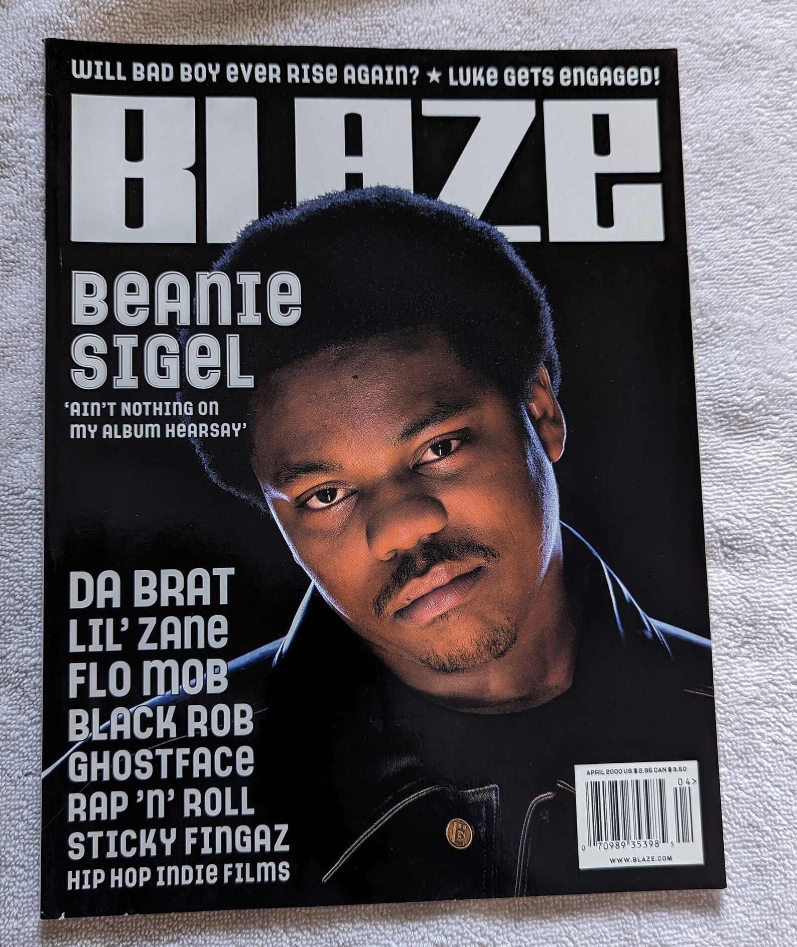 April 2000 - Blaze Magazine - Beanie Sigel - Etsy