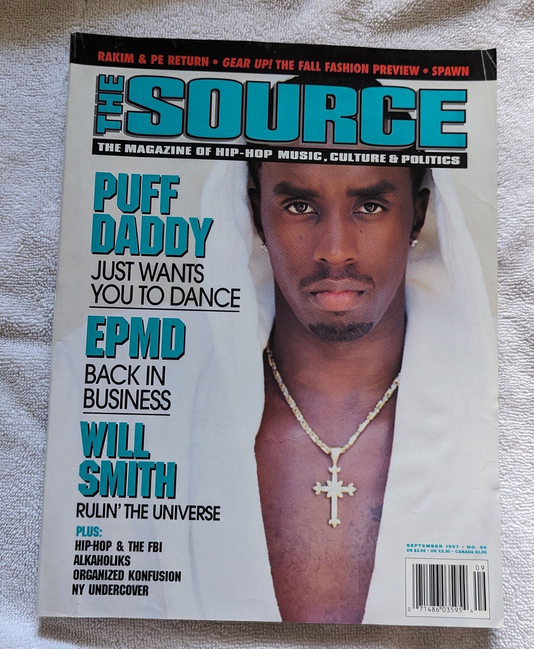 Sept 1997 - the Source - Puff Daddy - Etsy