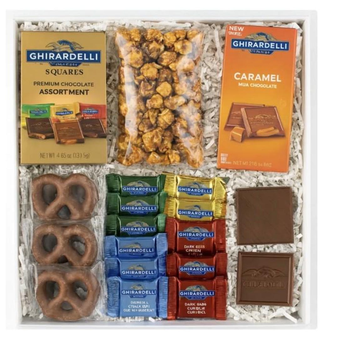 Ghirardelli Chocolate Office Gift Box – Gourmet Snacks for Sharing ...