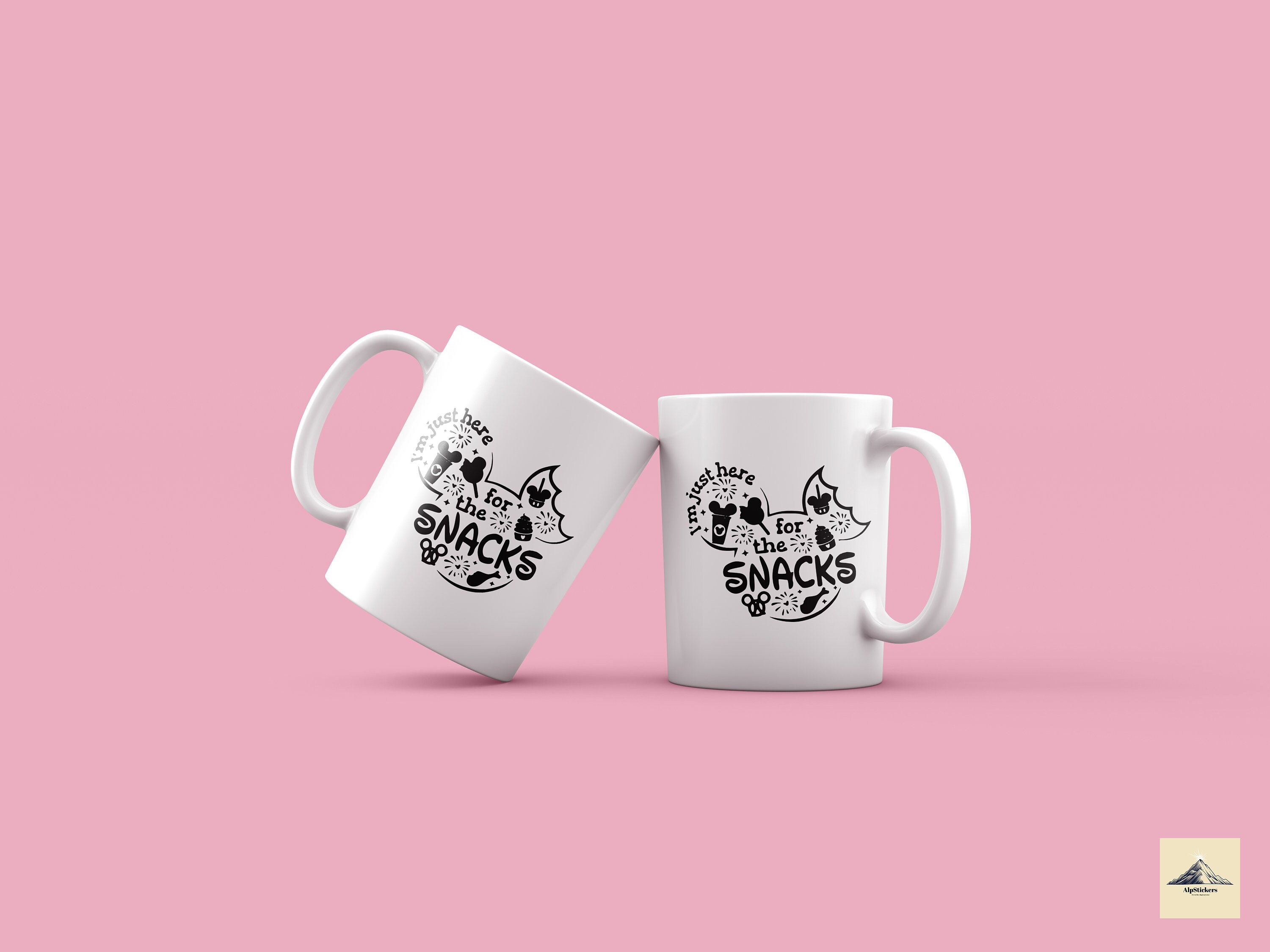 Snack Svg, Mickey in Heats, Mouse SVG, Family Trip SVG, Customize Gift ...