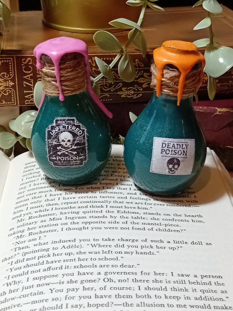 Potion Bottles/iridescent Potion Bottle/mica Powder/whimsy/witch/occult ...