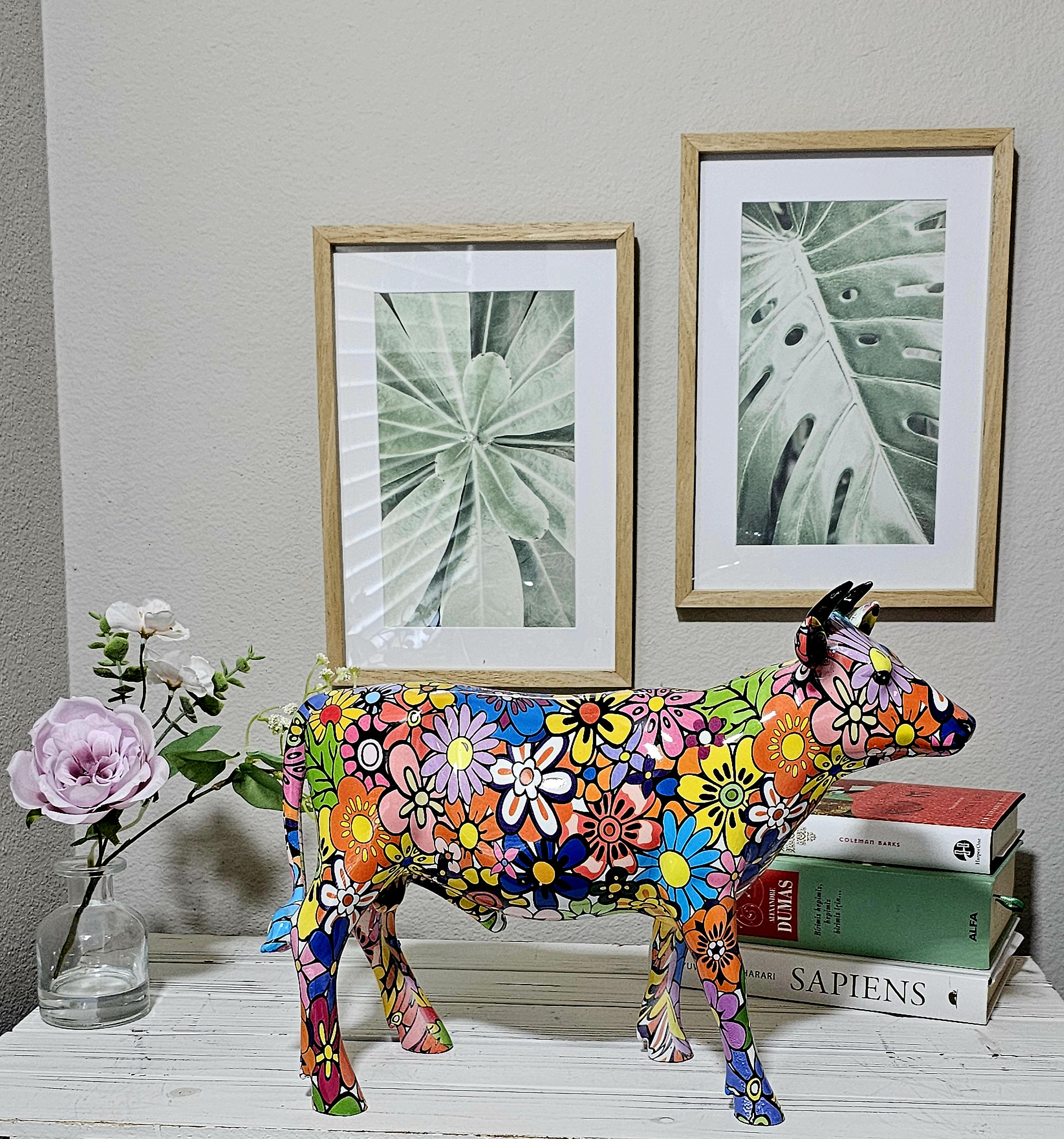 Coolest Cow Statue Sculptures, Art Decor, Desktop Artwork Crafts, Resin ...