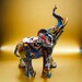 Grafittti Small Elephant Figure - Etsy