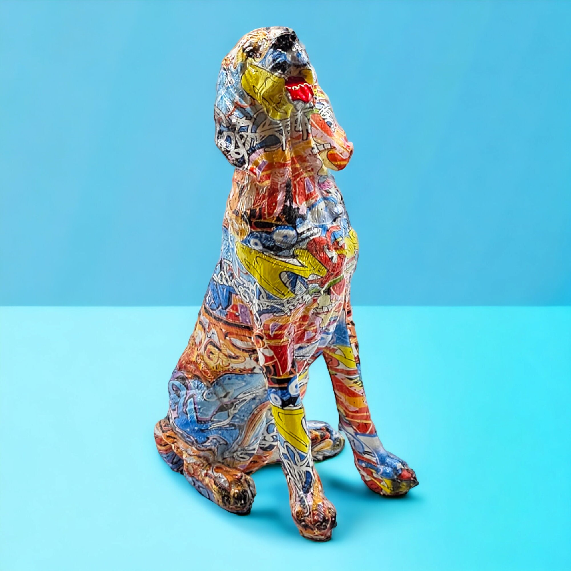 Coolest Statue Dog Sculptures, Art Decor, Desktop Artwork Crafts, Resin ...