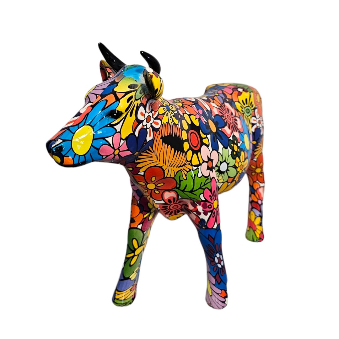 Coolest Cow Statue Sculptures, Art Decor, Desktop Artwork Crafts, Resin ...
