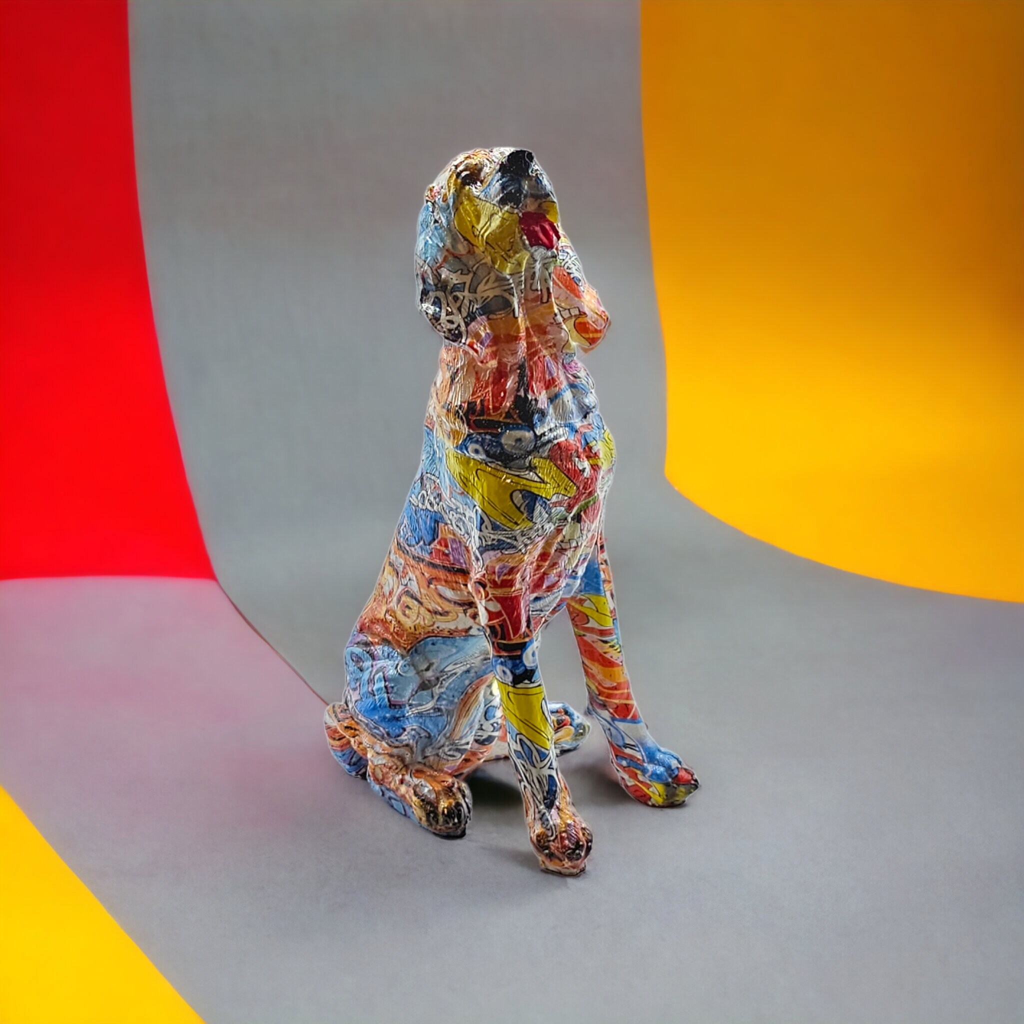 Coolest Statue Dog Sculptures, Art Decor, Desktop Artwork Crafts, Resin ...