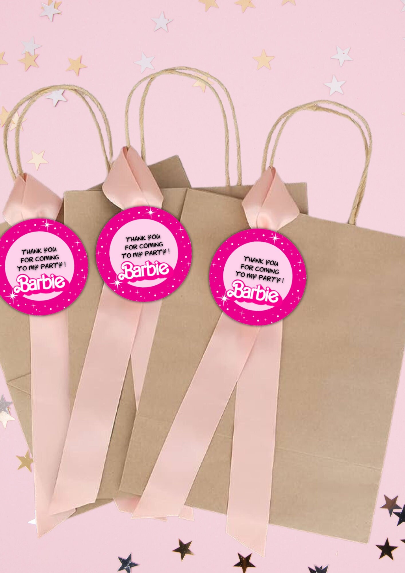 Barbie Gift Tags Printable Printable Tags Party Favours - Etsy
