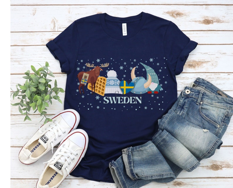 Swedish T Shirt Sweden Shirt Swedish Heritage Shirt Swedish Roots