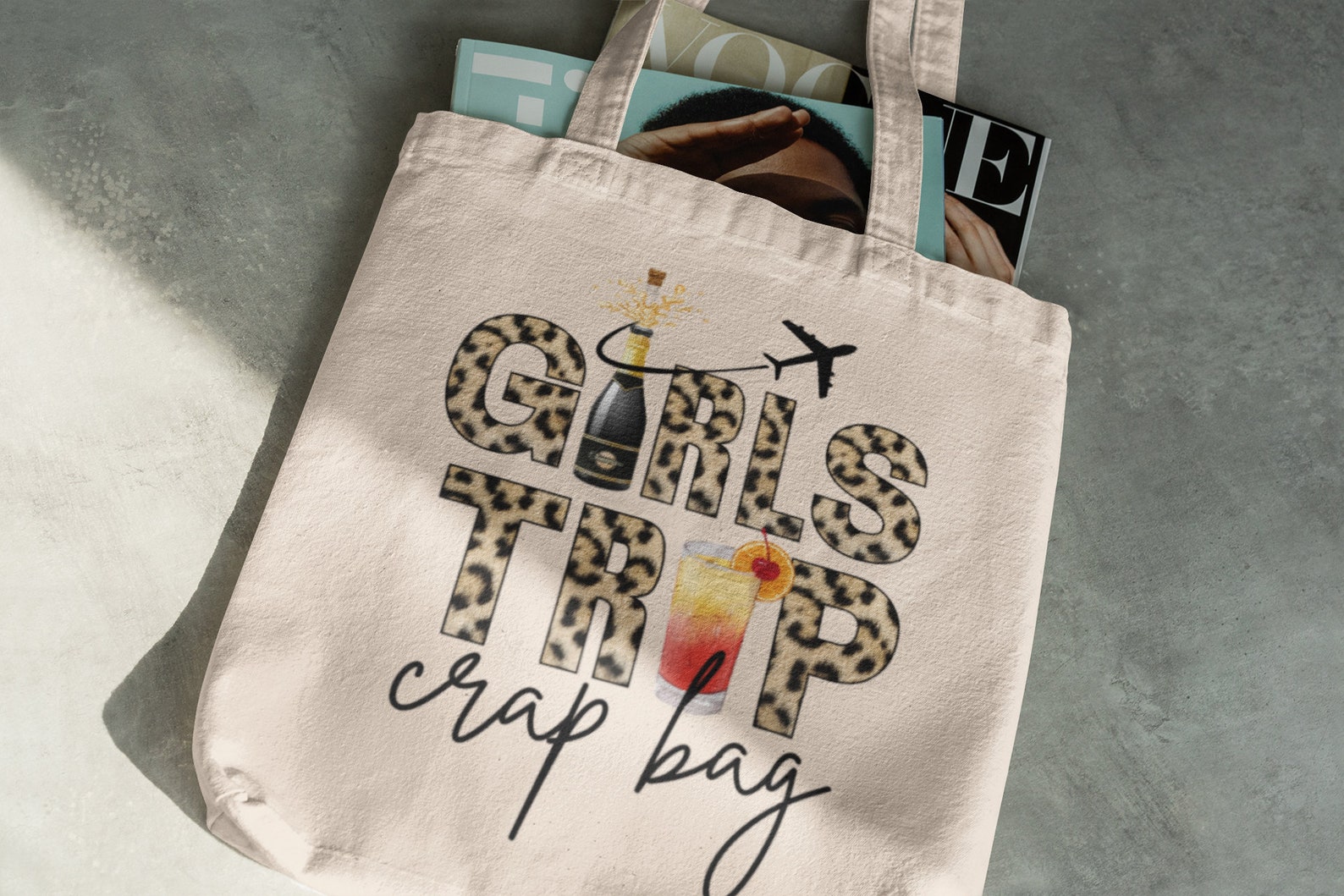 Girls Trip Tote Bag, Funny Girls Trip Prop, Humorous Gift for ...