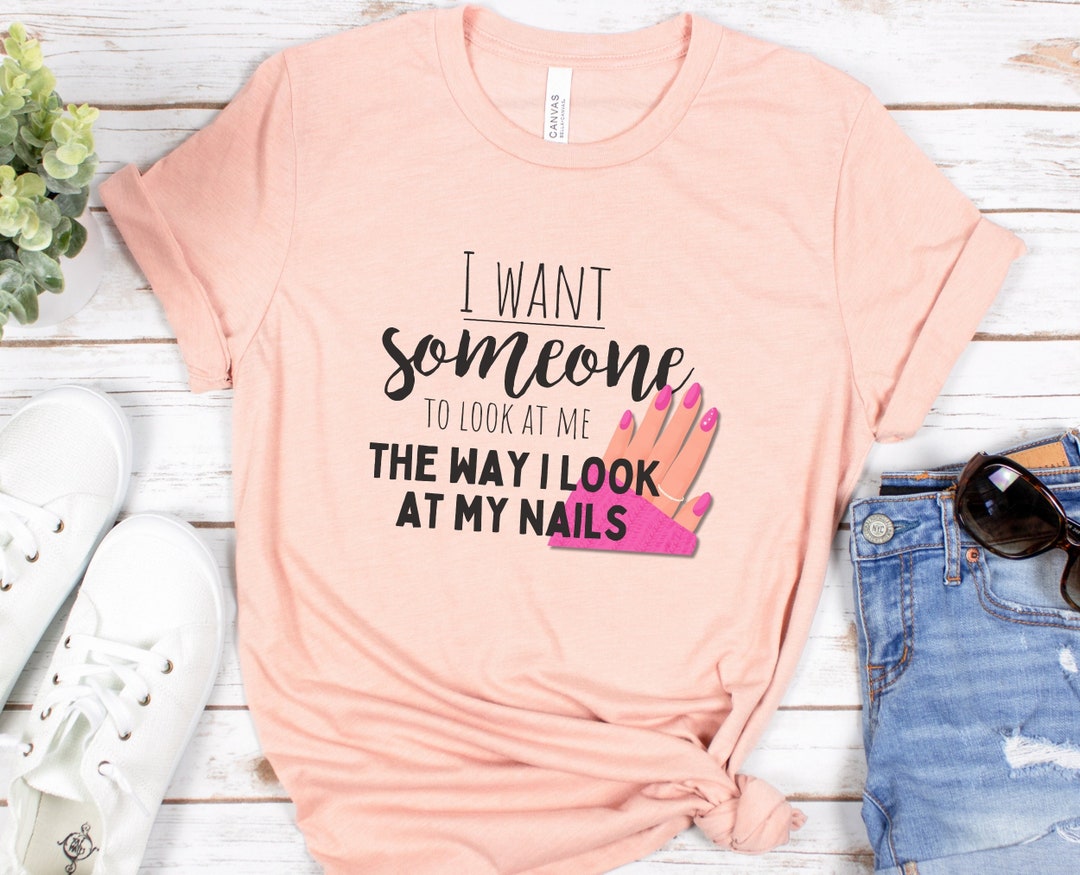 Nail Art Shirt, Nail Tech Shirt, Funny Valentines Shirt, Gift for Her ...