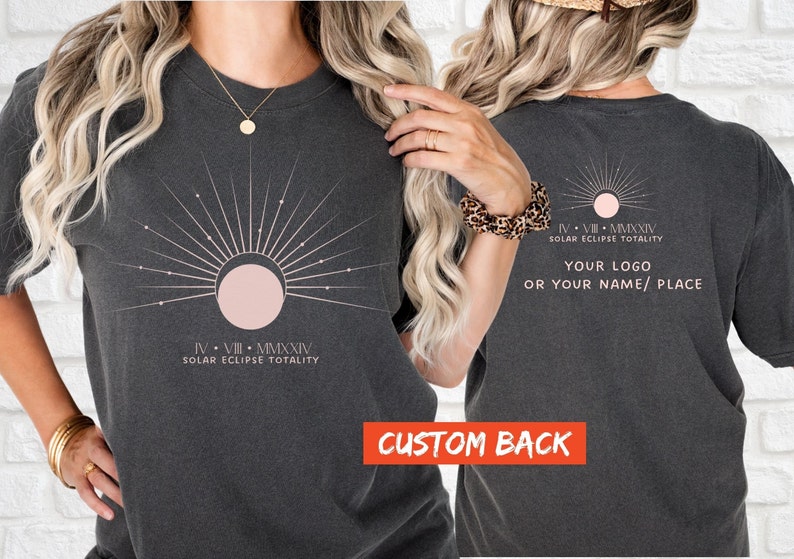 Custom Total Eclipse April 8th 2024 Shirt, American Eclipse 4.08.24 ...