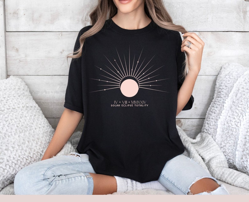 Custom Total Eclipse April 8th 2024 Shirt, American Eclipse 4.08.24 ...
