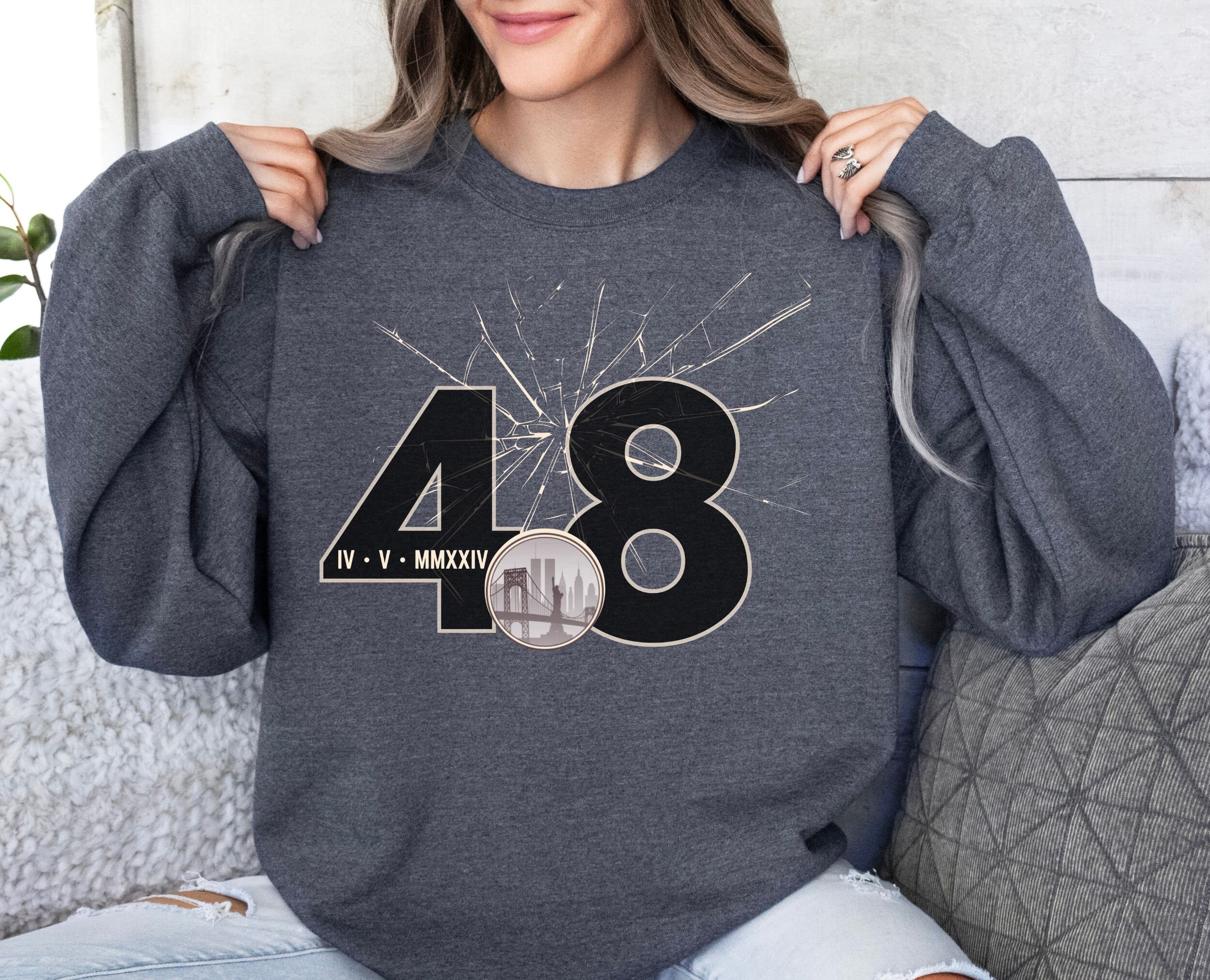 NYC 4.8 Earthquake April 5th Sweatshirt With Roman Characters, Aftershocks I Survived the ...