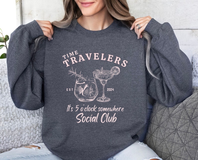 Social Club Drinking Sweatshirt, Alcohol Group Shirt, Girls Trip ...