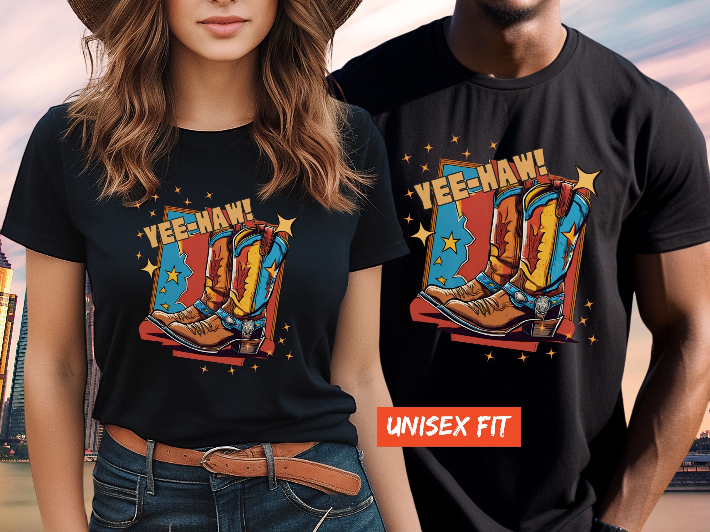 Cowboy Boots Shirt, Country Concert Tee, Western Graphic Tee, Cute ...