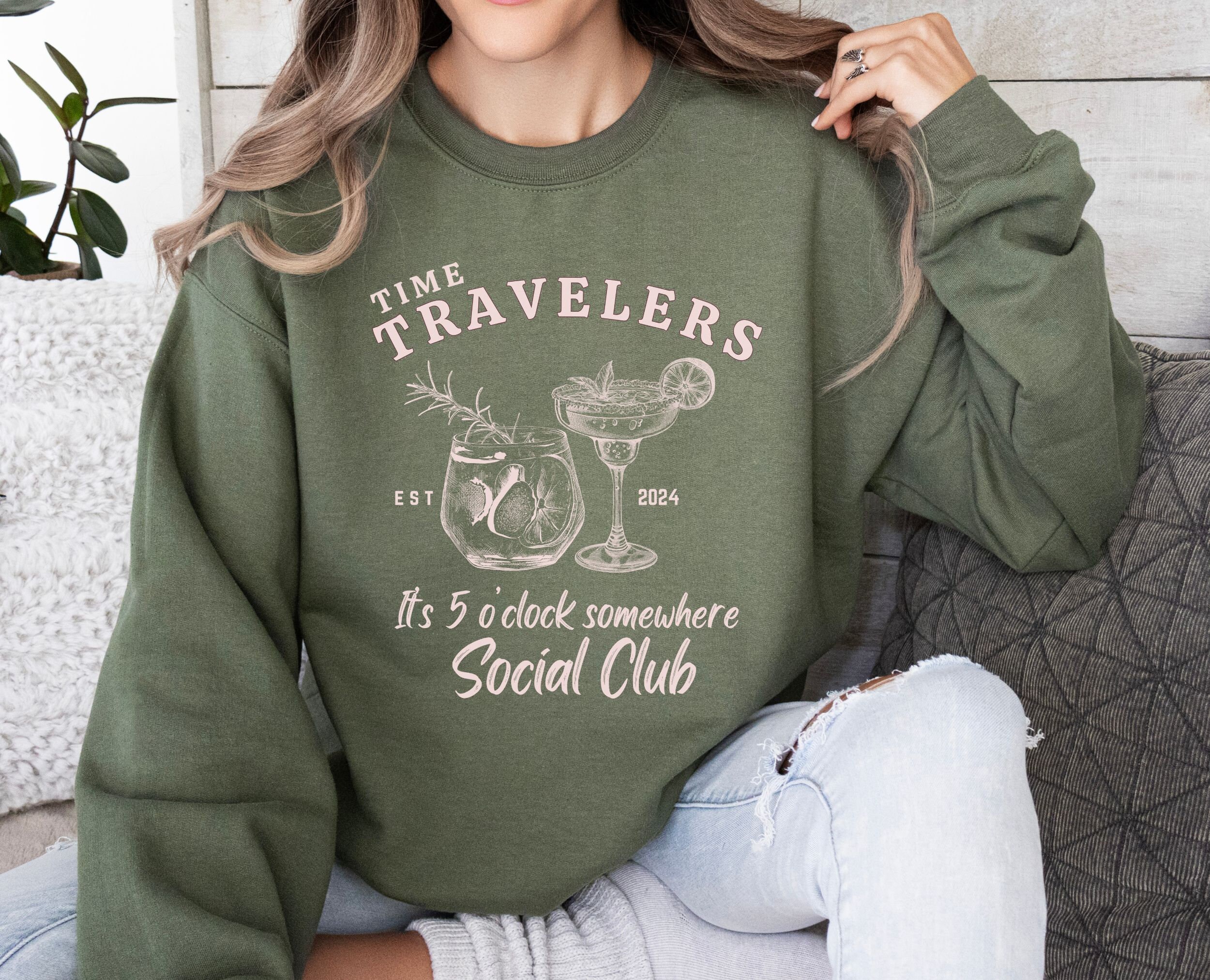 Social Club Drinking Sweatshirt, Alcohol Group Shirt, Girls Trip ...