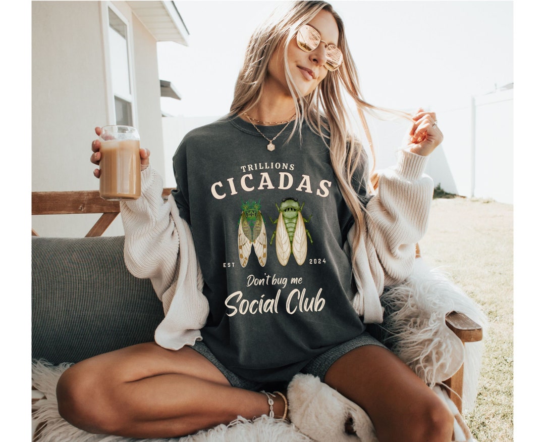 Cicada Shirt 2024, Social Club Tee, Cicada Reunion Tee,funny Cicada ...