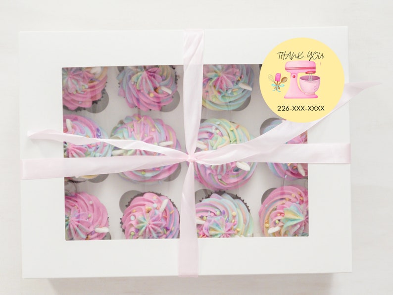 Bakery Sticker Template Bakery Logo Template Cakery Template - Etsy