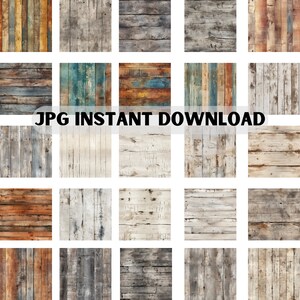 108 + 10 Seamless Wooden Plank Patterns, Wooden Textures, Rustic Wood ...