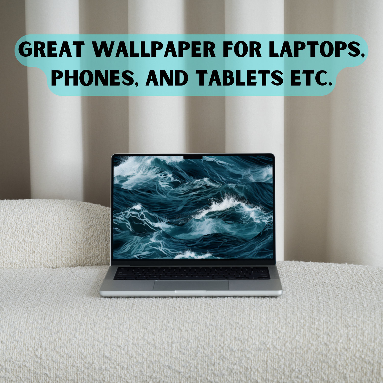 12+4 Seamless Ocean Wave Patterns, Digital Download, Digital Paper ...