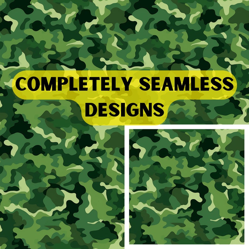 63 + 9 Seamless Camouflage Patterns, Military Camouflage, Repeating ...
