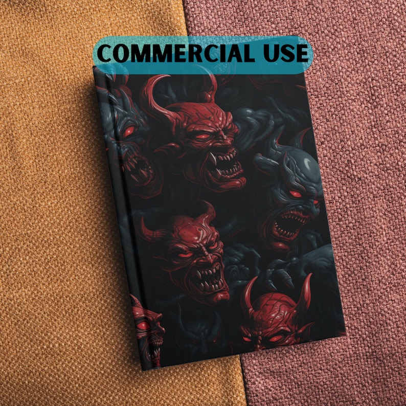 134 Seamless Devil and Demon Patterns, Digital Download 400 DPI ...