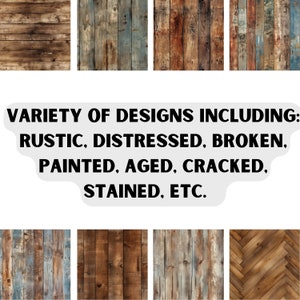 108 + 10 Seamless Wooden Plank Patterns, Wooden Textures, Rustic Wood ...